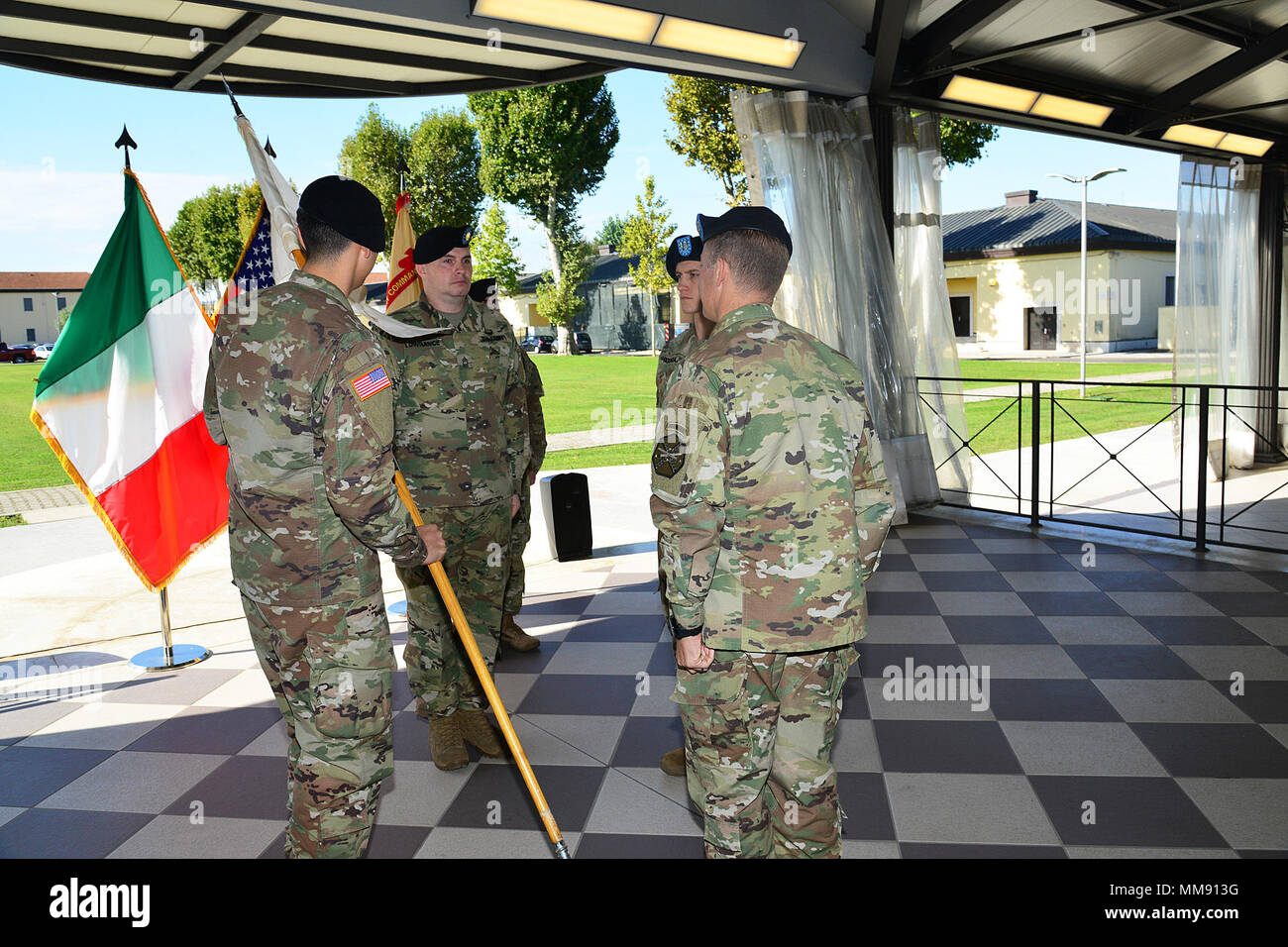 Capt. Eric P. Ng, incoming U.S. Army Garrison Italy Headquarters ...