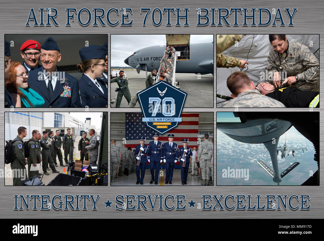 Celebrating the Air Force 70th Birthday, established on September 18 ...