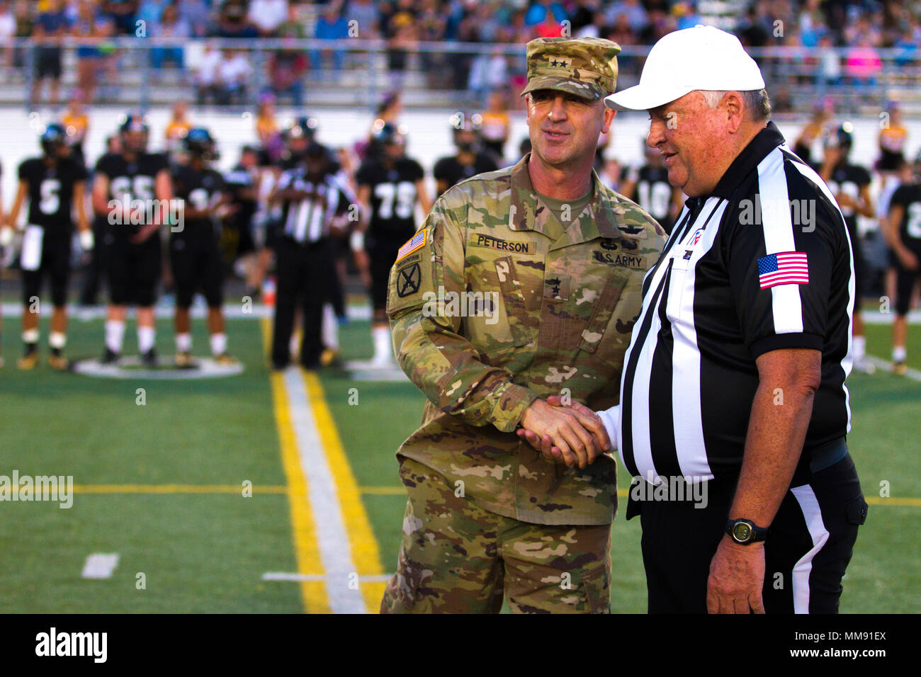 Major Gen. Erik Peterson, the commanding general of Division West First ...