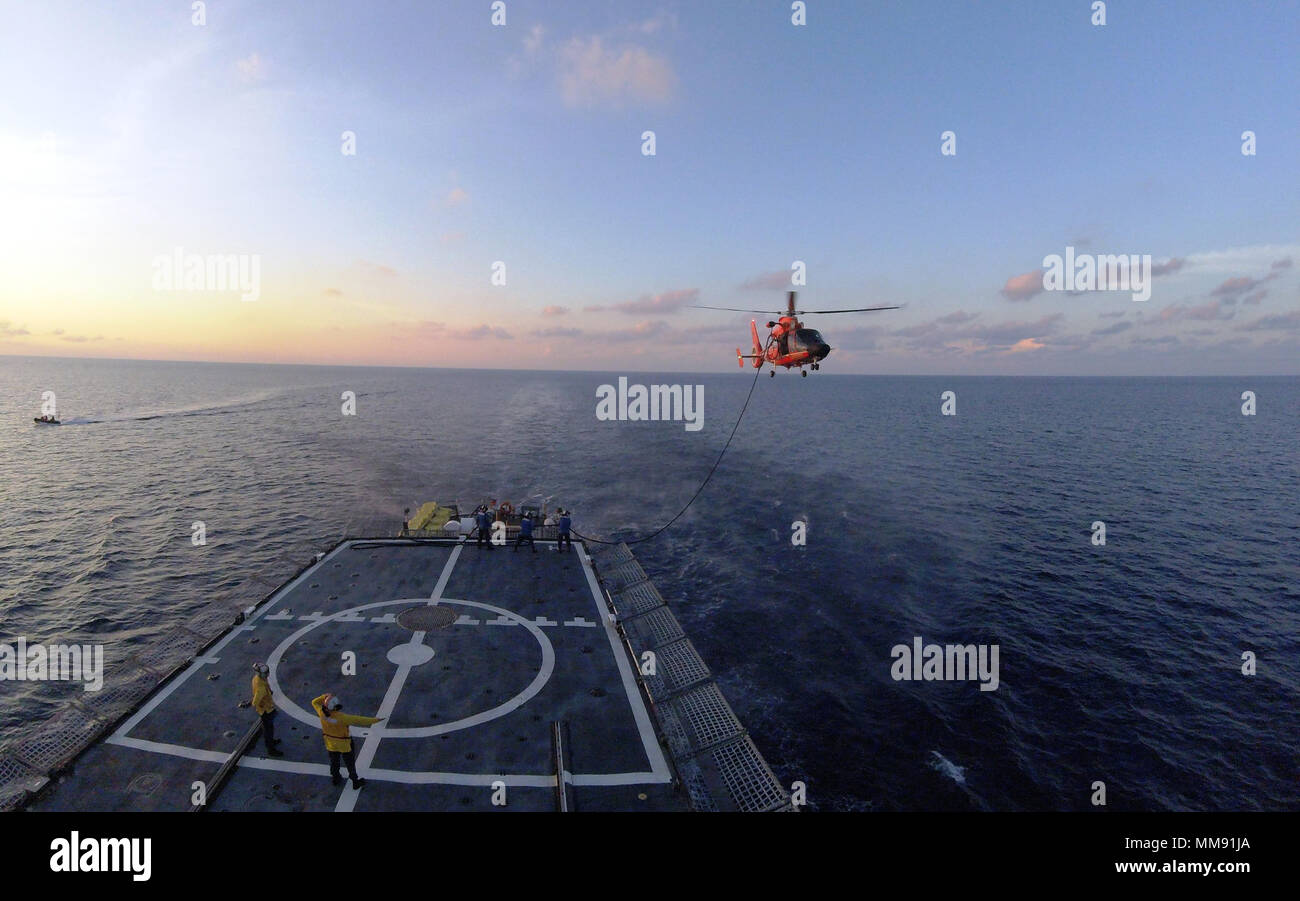 The crew of Coast Guard Cutter Northland, a 270-foot medium endurance ...