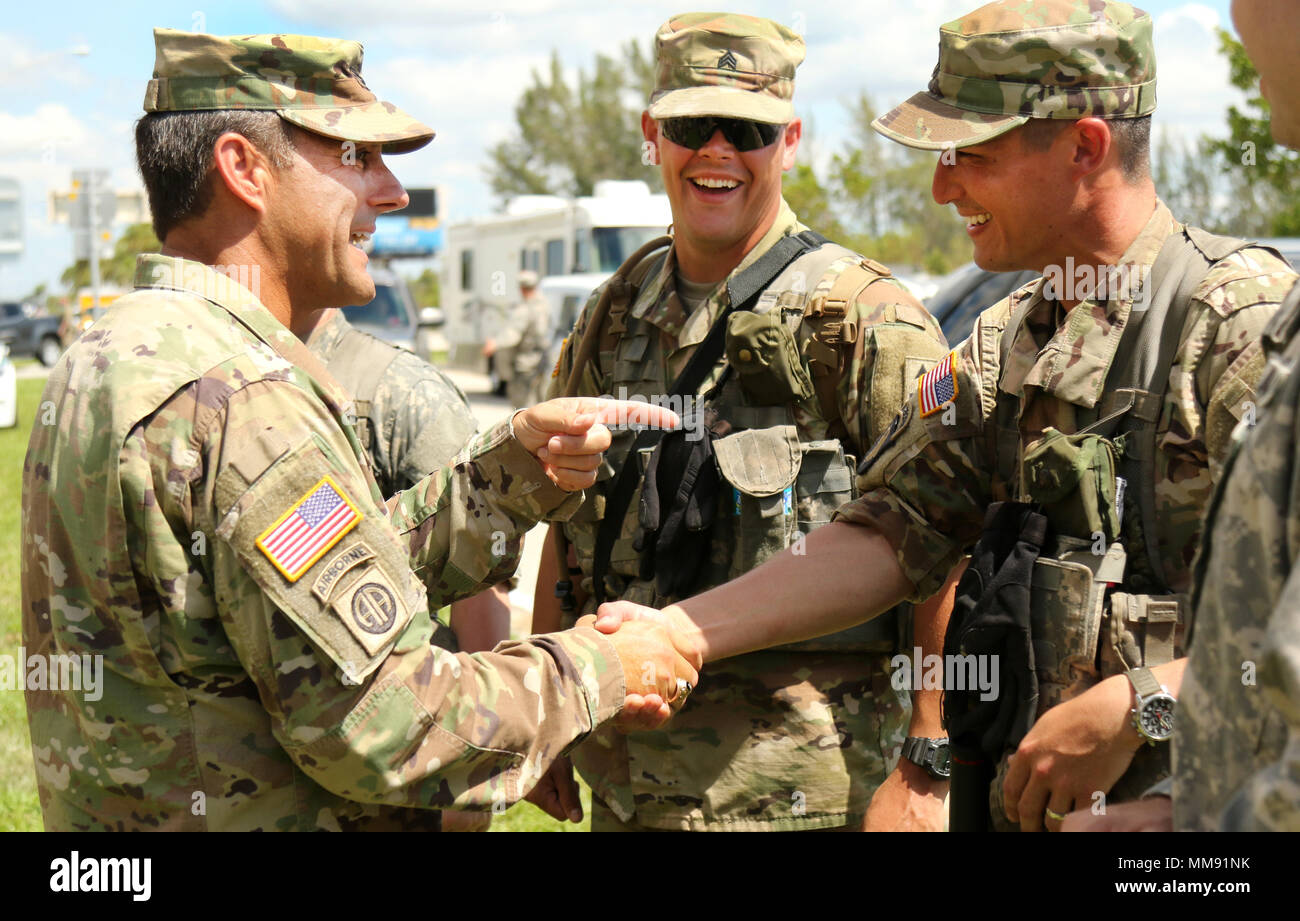 Col. John Haas, commander of the Florida National Guard's 53rd Infantry ...