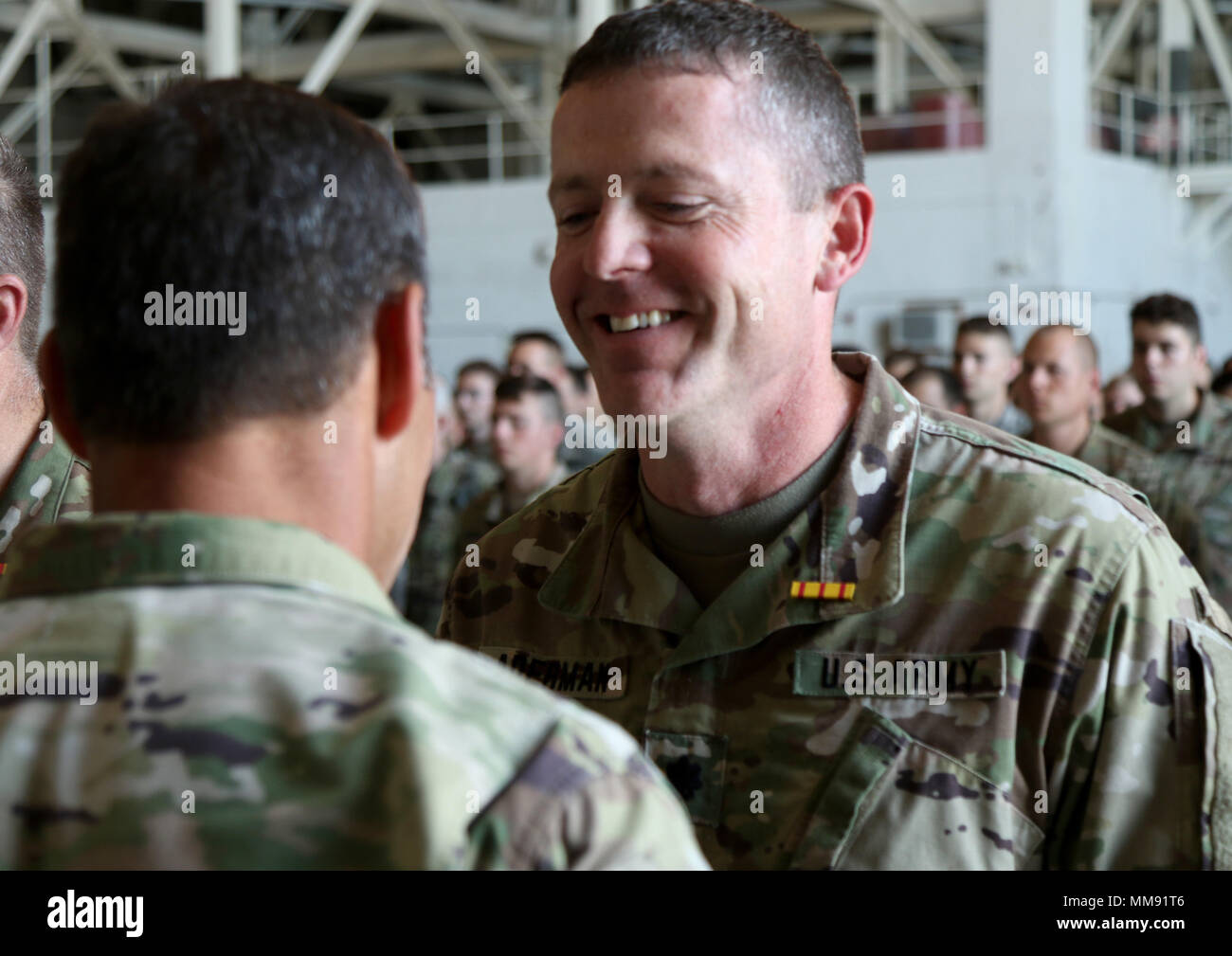 Lt. Col. Brion Aderman, commander of the Wisconsin National Guard's 2nd ...