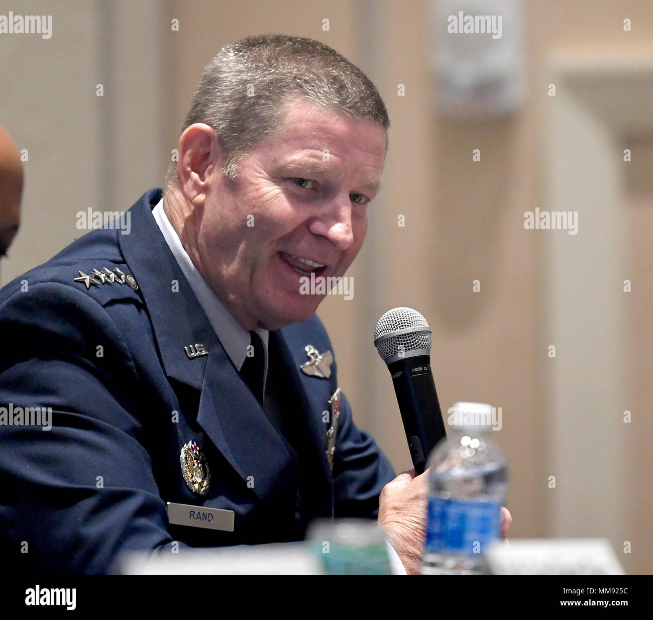 Commander, Air Force Global Strike Command, Gen. Robin Rand leads a ...