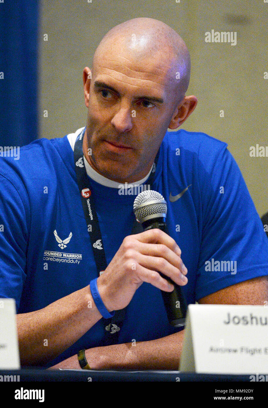 U.S. Air Force Tech. Sgt. Joshua Smith, a retired aircrew flight ...