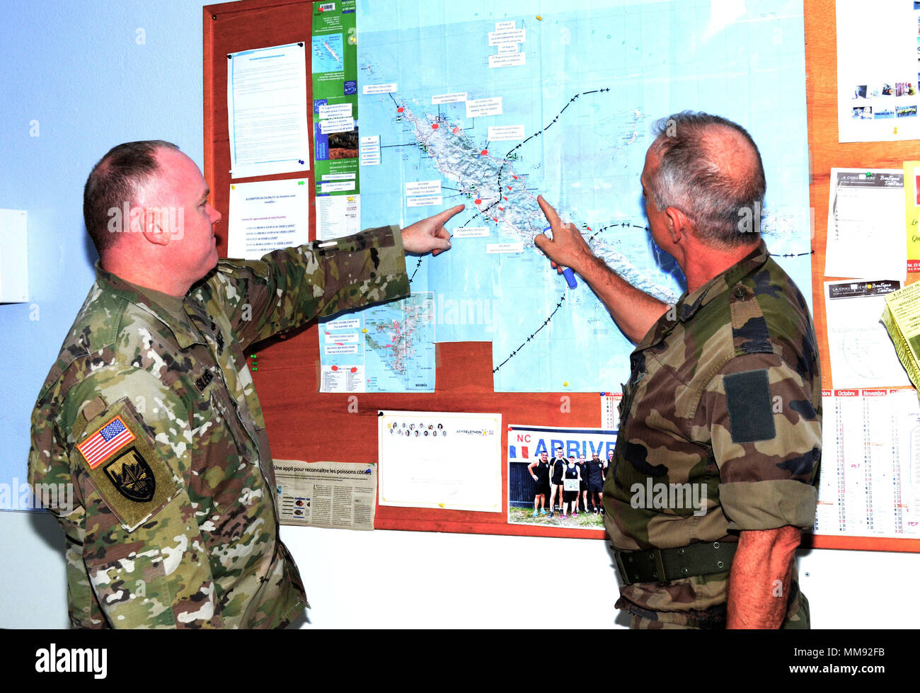 U.S. Army Lt. Col. Jeremy M Wasilewski, the Deputy Exercise Director ...