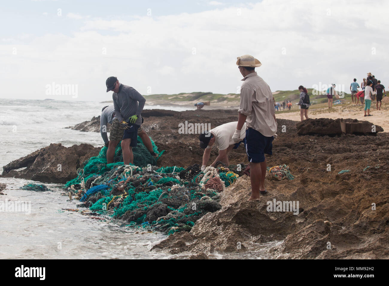 Plastic waste from the fishing industry hi-res stock photography and ...