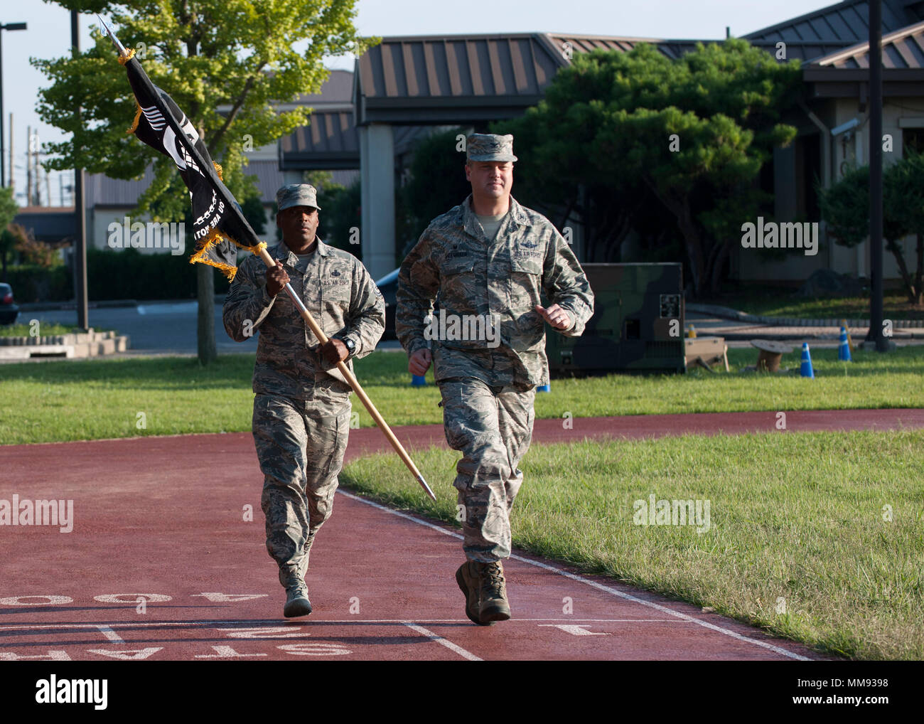 U.S. Air Force Col. David G. Shoemaker, 8th Fighter Wing commander, and ...