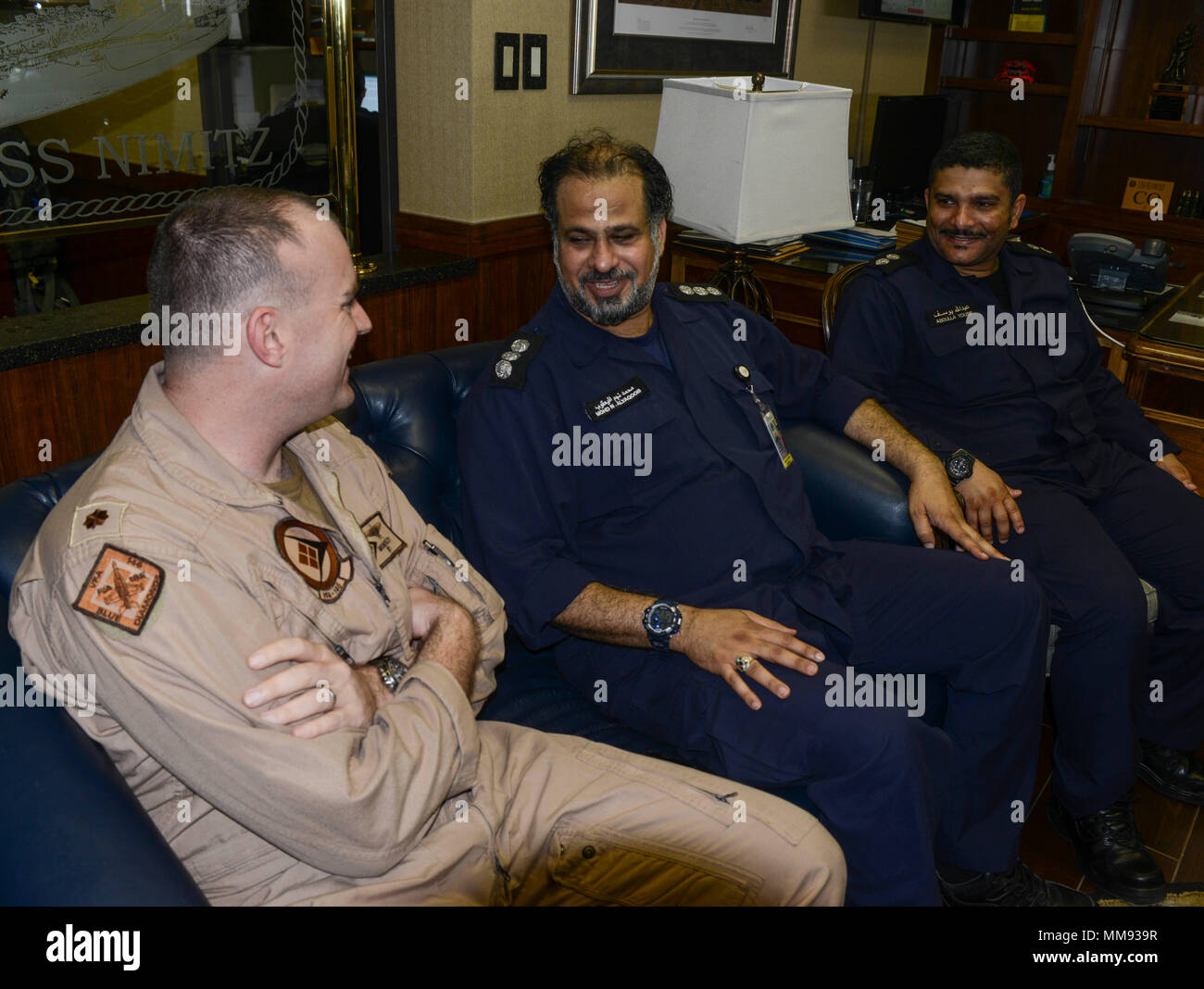 ARABIAN GULF (Sept. 13, 2017) U.S. Navy Lt. Cmdr. Michael Riley, a ...