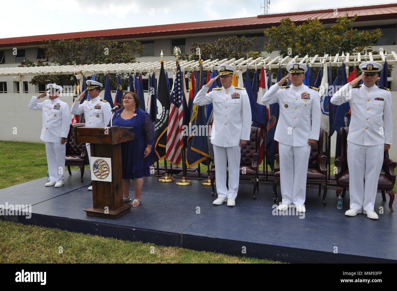 PORT HUENEME, Calif., (Sept. 14, 2017) – Mrs. Lisa Zimmerman (pictured ...