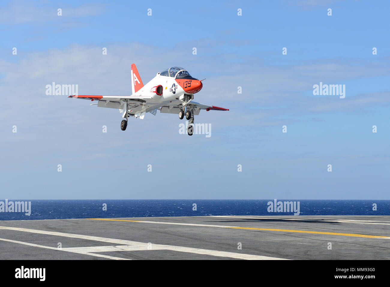170916-N-PE636-142 ATLANTIC OCEAN (Sept. 16, 2017) A T-45C Goshawk ...