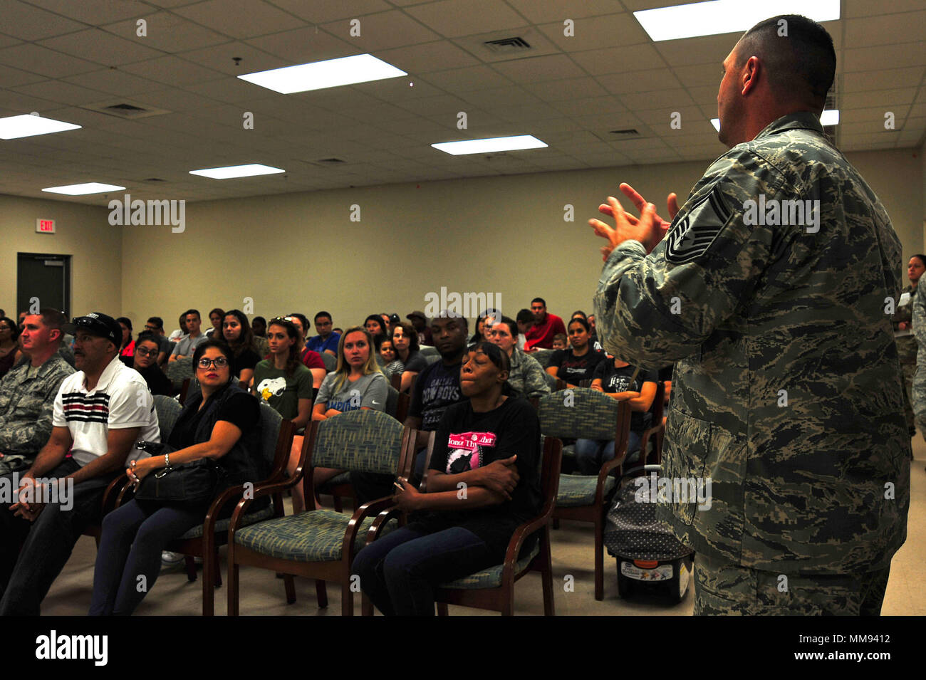 U.S. Air Force Senior Master Sgt. Anthony Wolfe, 20th Security Forces ...