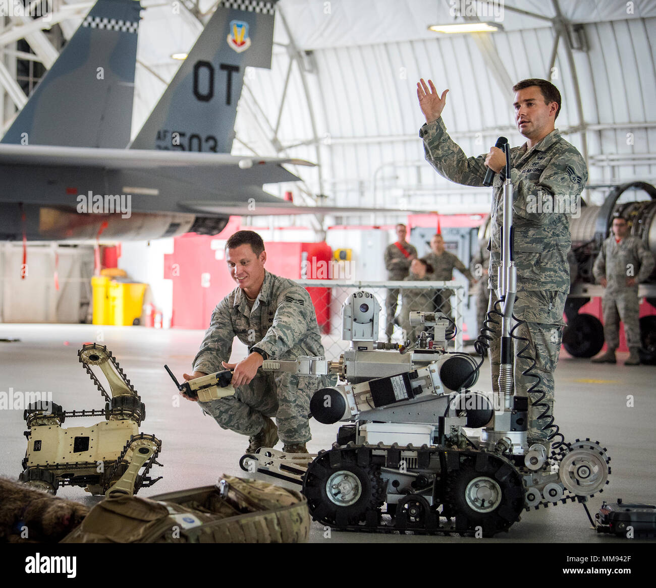 Explosive ordnance disposal Airmen from the 96th Civil Engineer ...