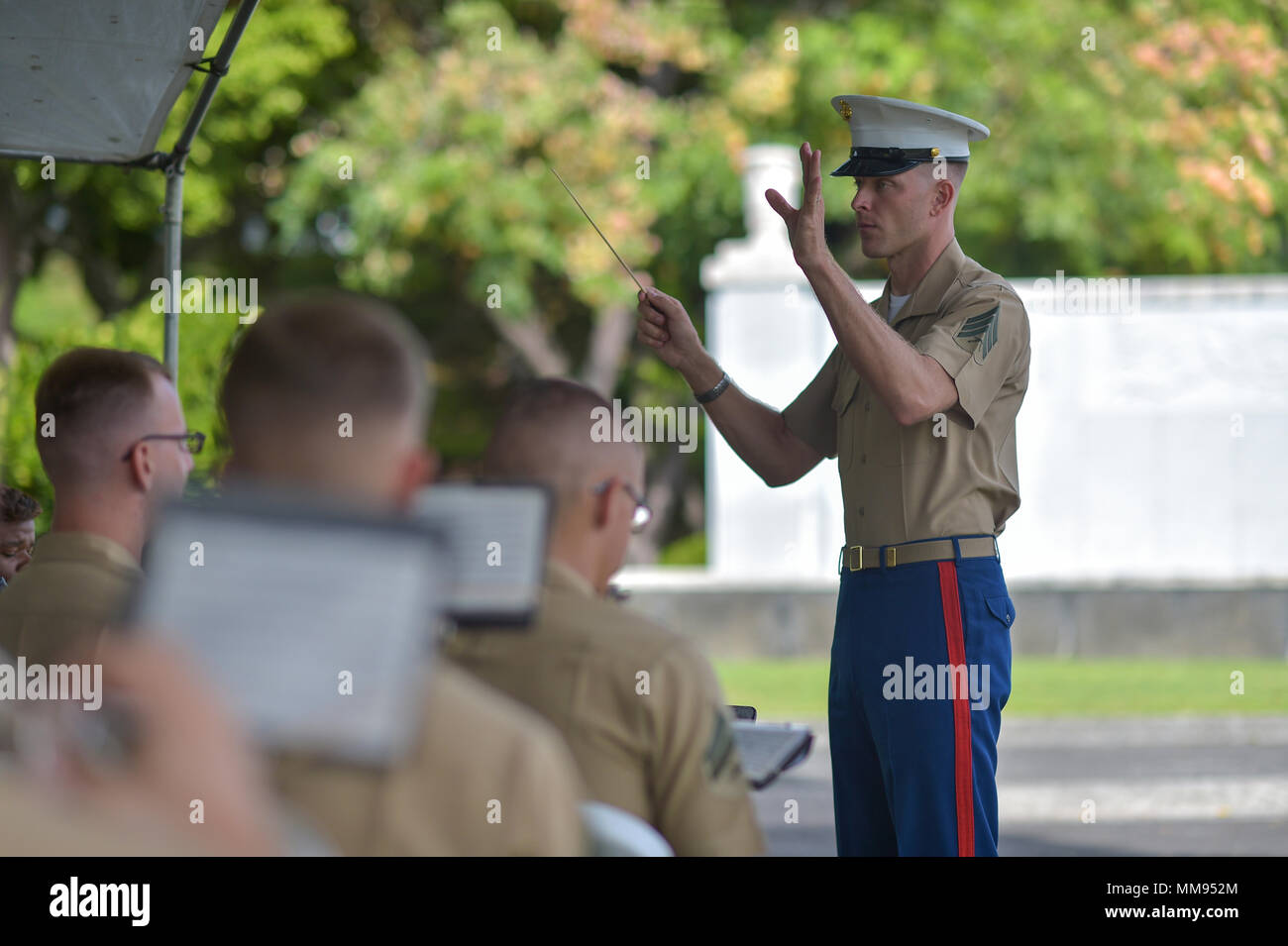Sgt. Aaron Carpenter, Marine Corps Forces Pacific Band assistant ...