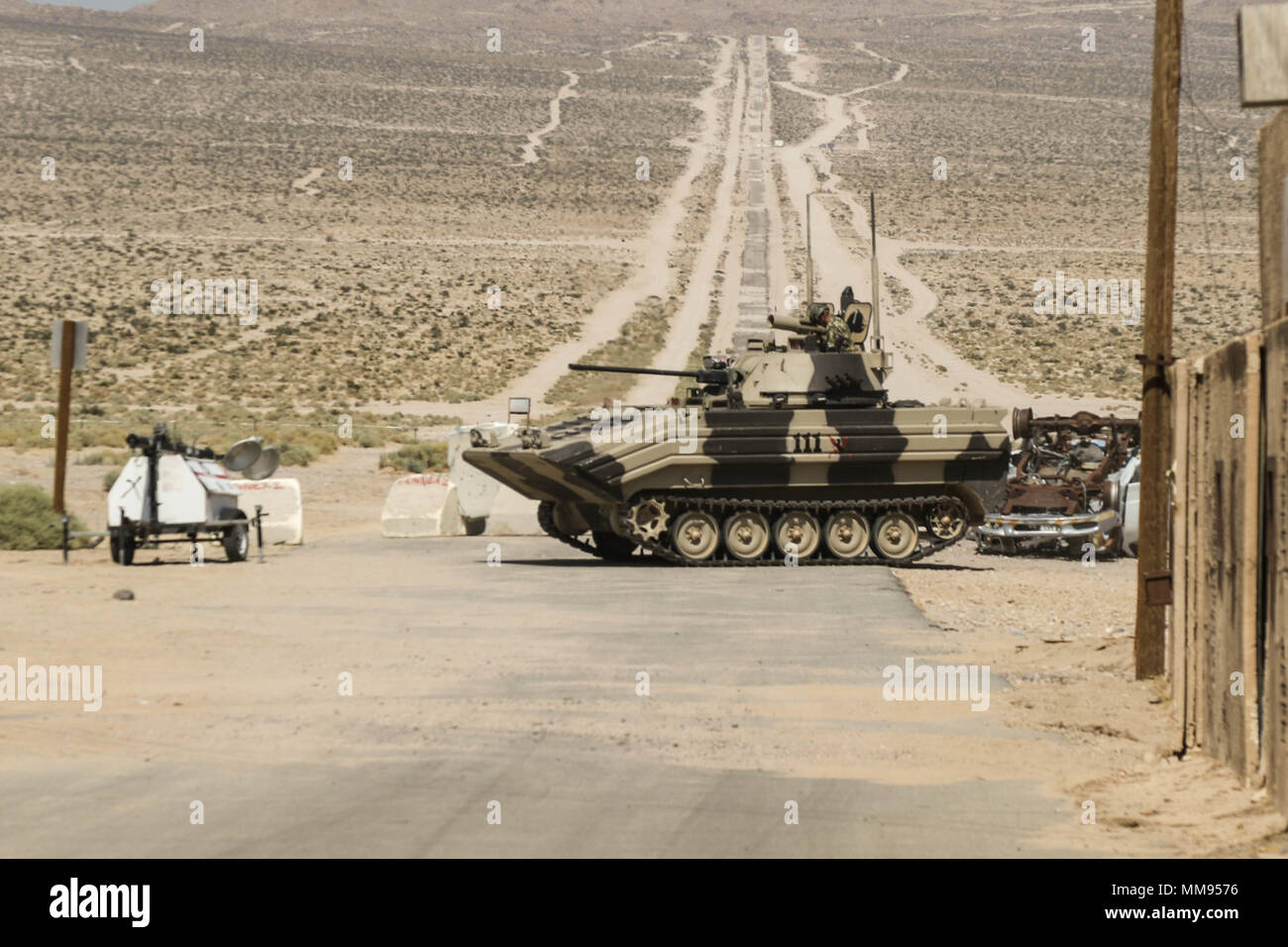 FORT IRWIN, Calif. – OPFOR Surrogate Vehicles from Assassin Troop, 1st ...