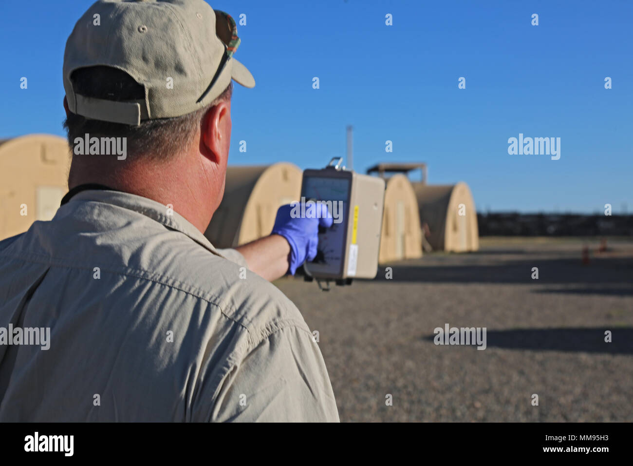 Darril Stafford with Department of Energy with conducts radiation ...