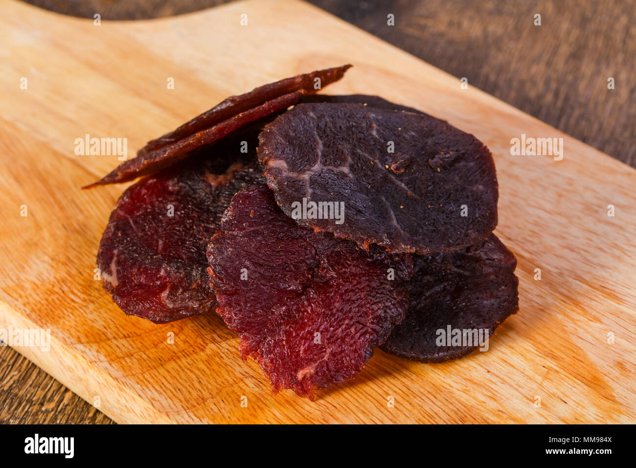 Biltong isolated studio hi-res stock photography and images - Alamy