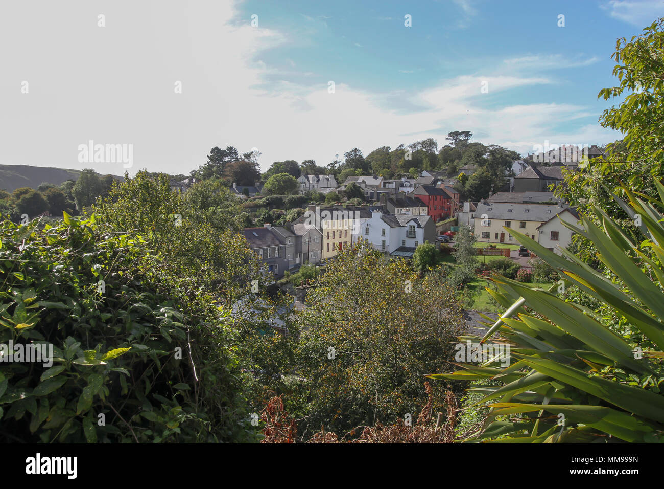 The view over Castletownshend - a small village in West Cork, County ...