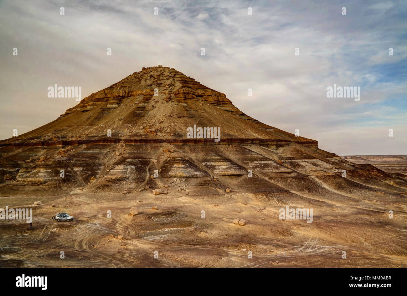 Panorama with the mountain near Bahariya oasis, Egypt Stock Photo - Alamy