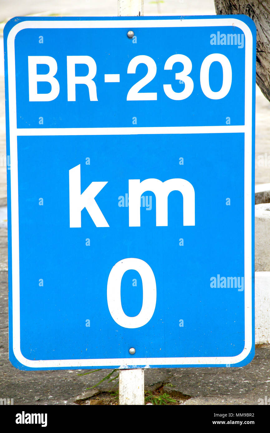 Km 0 transamazonica hi-res stock photography and images - Alamy