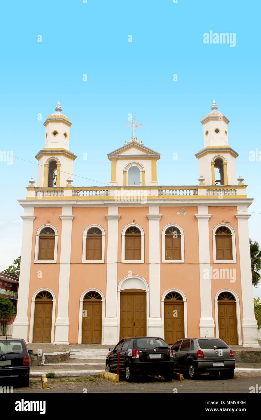 Sagrado Coração de Jesus cathedral, Cabedelo, Paraiba, Brazil Stock ...