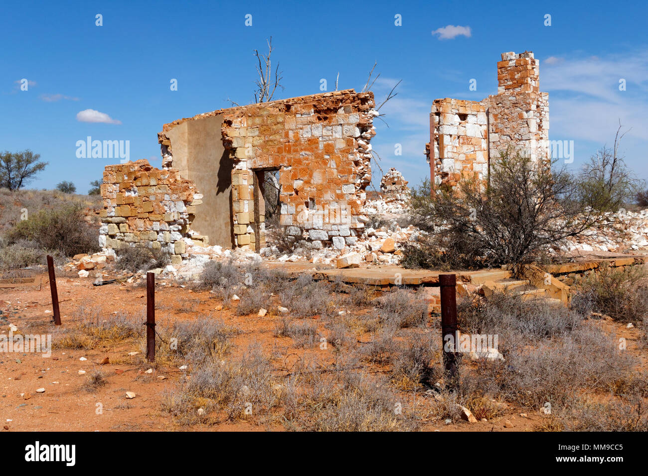 Cue hospital ruins, built 1n 1895 , Cue, Eastern Goldfields, Western ...