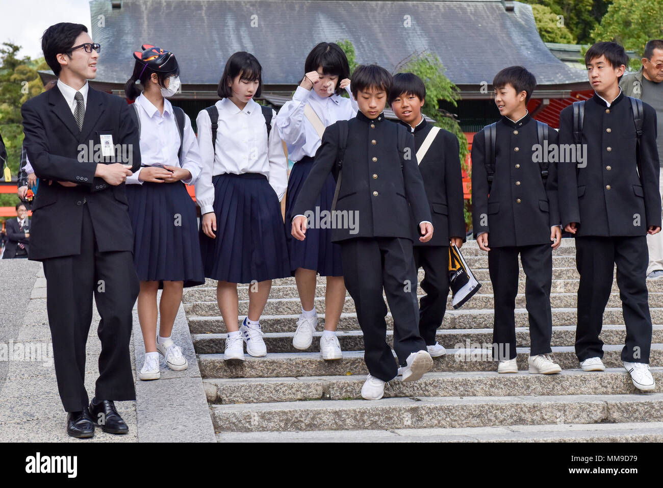 School children uniforms japan hi-res stock photography and images - Alamy
