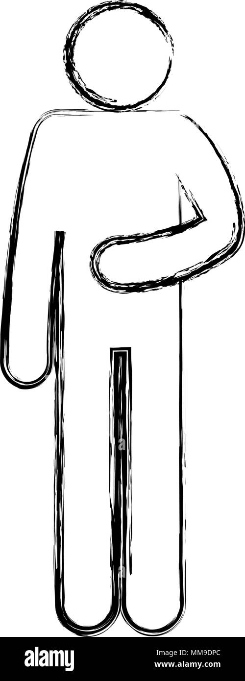 Representation human figure Stock Vector Images - Alamy