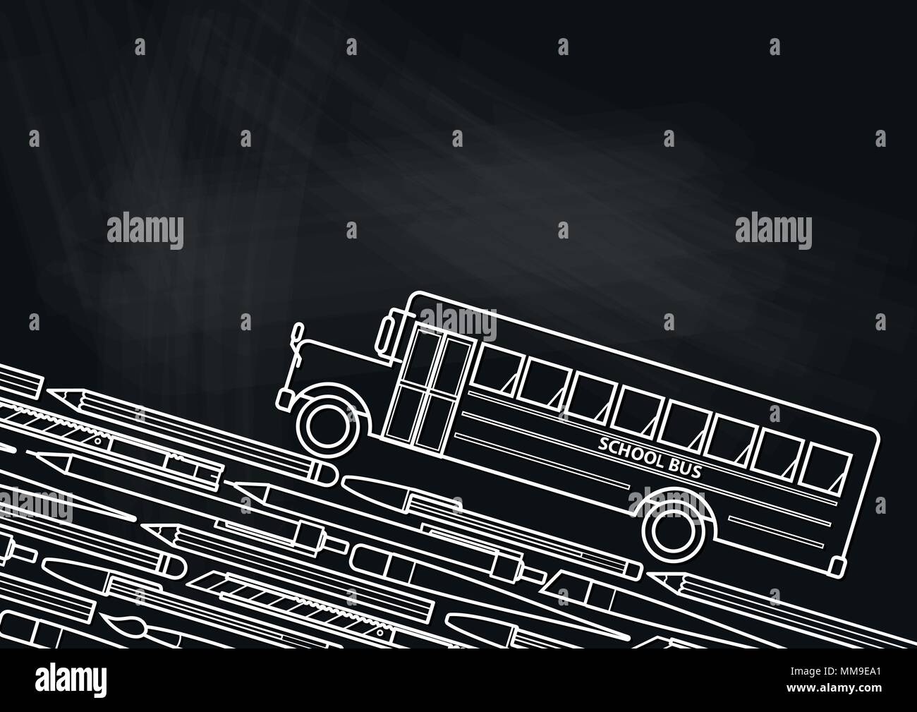 School Bus Inside Drawing