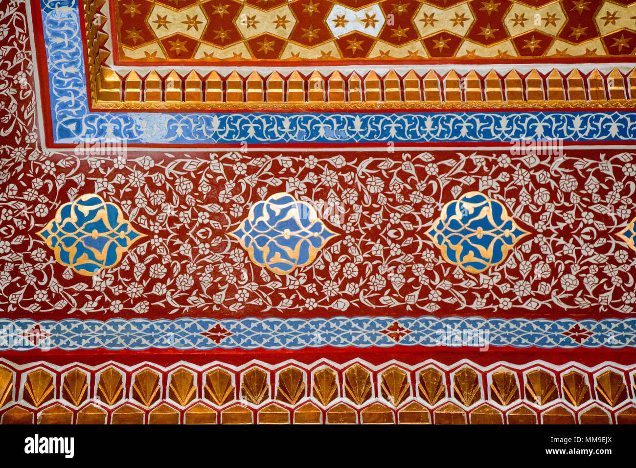 Floral art pattern example of the Ottoman time Stock Photo - Alamy