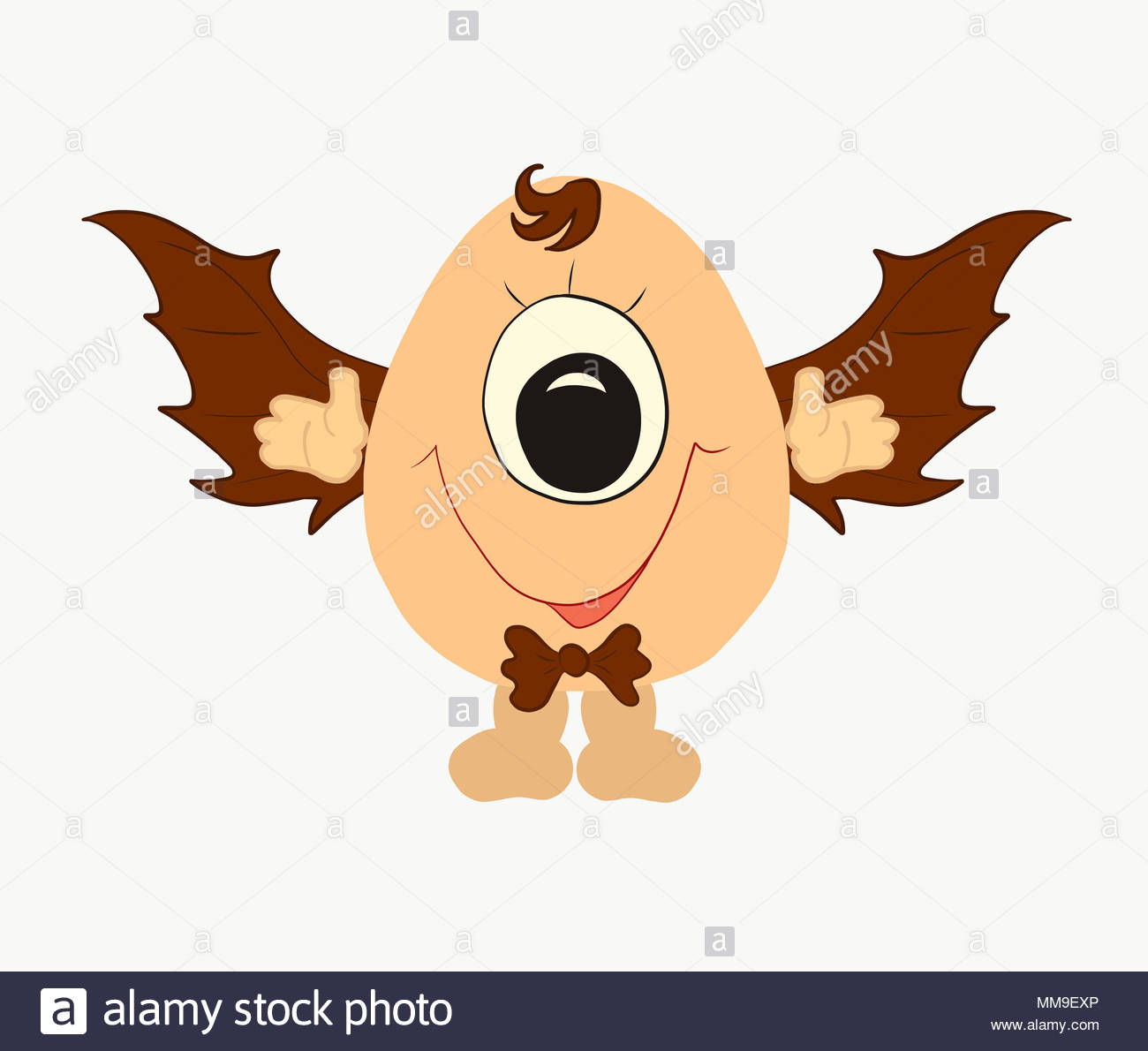 Winged Monster Cartoon Illustration Stock Photos & Winged Monster ...