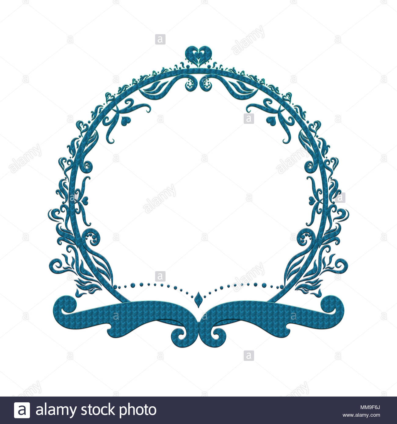 Elegant Blue Flower Line Pattern Stock Photos & Elegant Blue Flower ...