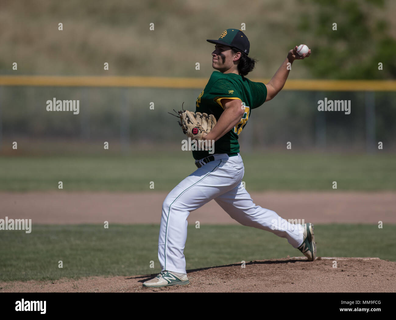 Baseball action with Shasta vs. Red Bluff High School in Red Bluff ...
