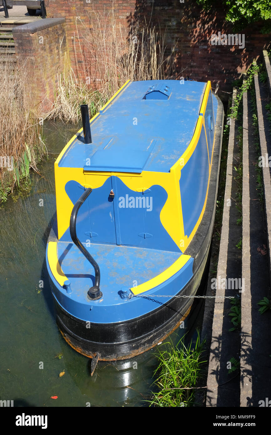 The canal network in the centre of Birmingham,England Stock Photo - Alamy