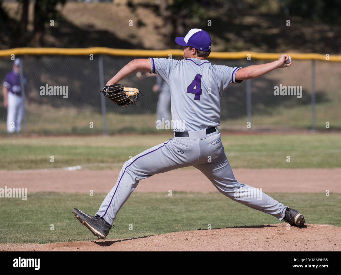 Baseball action with Shasta vs. Red Bluff High School in Red Bluff ...
