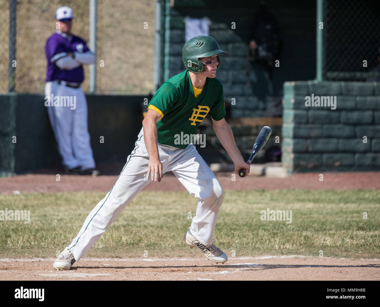 Baseball action with Shasta vs. Red Bluff High School in Red Bluff ...