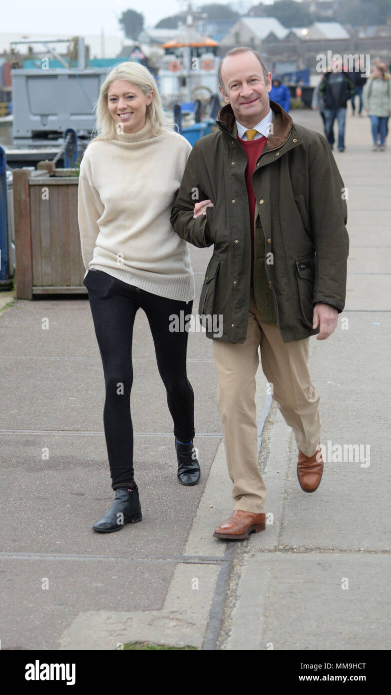 Former UKIP leader Henry Bolton and his girlfriend Jo Marney attend the ...