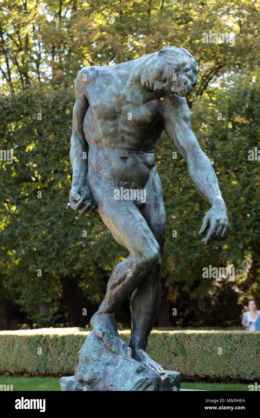 Statue in Rodin Museum in Paris Stock Photo - Alamy