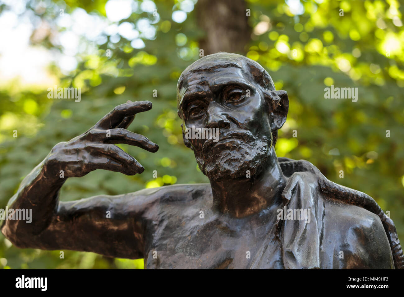 Statue in Rodin Museum in Paris Stock Photo - Alamy
