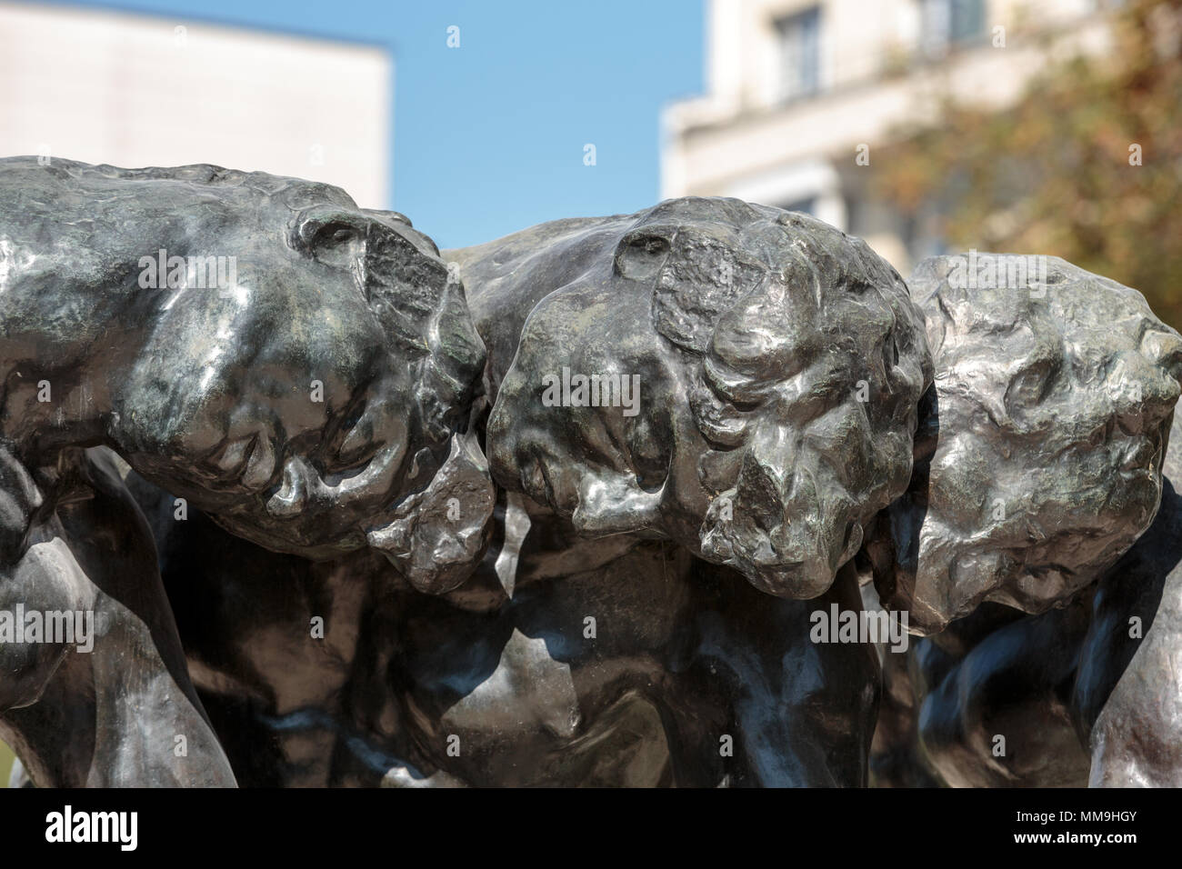 Statue in Rodin Museum in Paris Stock Photo - Alamy