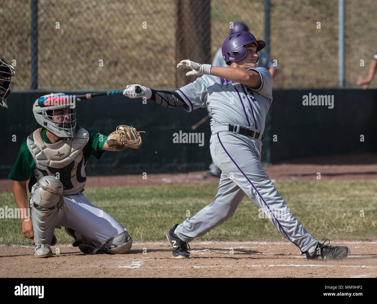Baseball action with Shasta vs. Red Bluff High School in Red Bluff ...