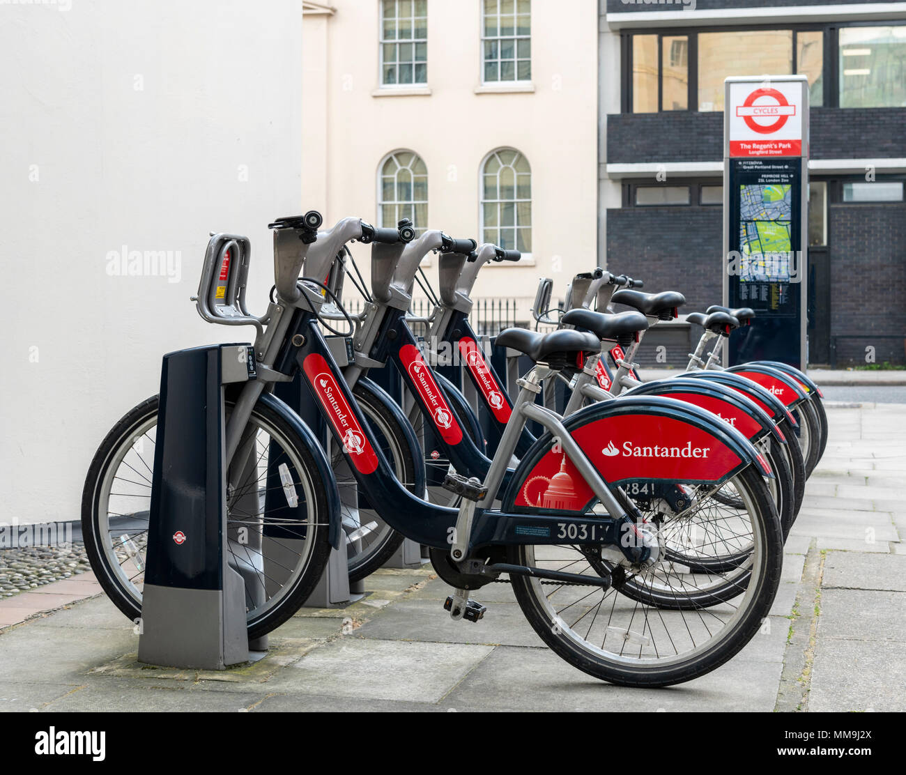 Santander rental bicycles hi-res stock photography and images - Alamy