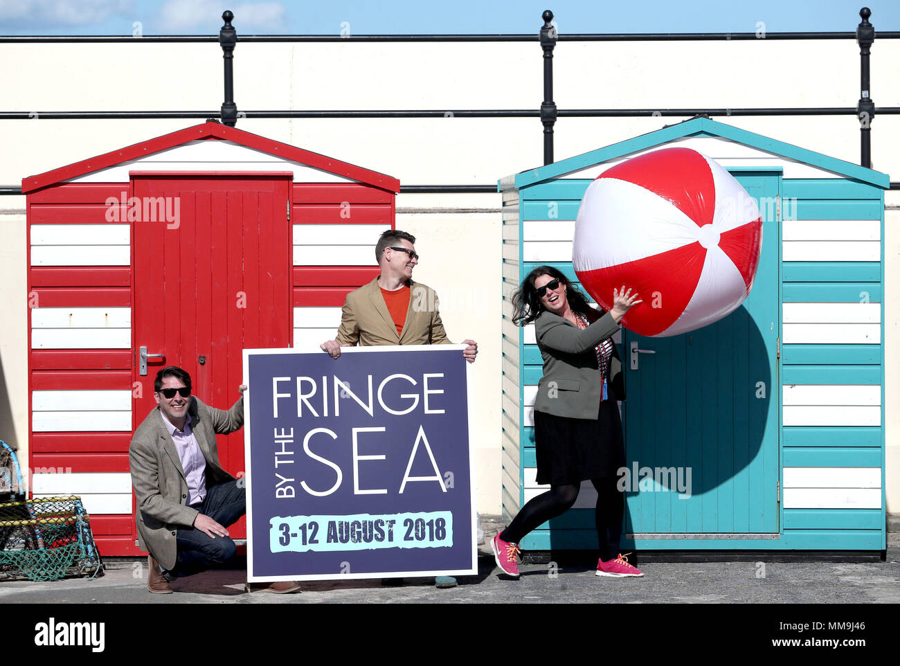 Festival directors Rory Steel (left) and Niall Middleton (centre) along ...