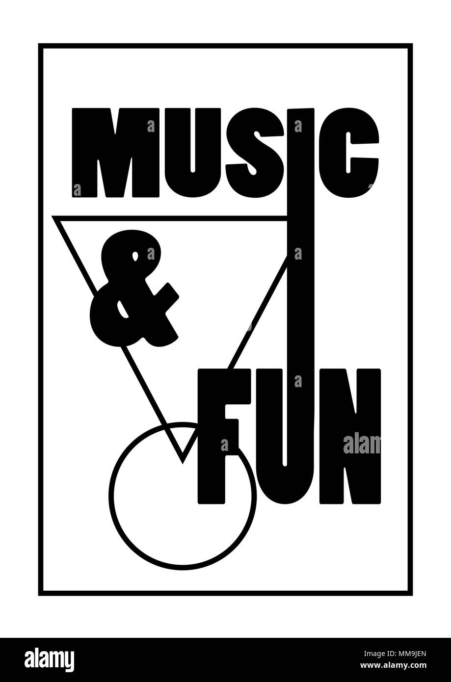 Music & Fun - Vector Stock Vector Image & Art - Alamy