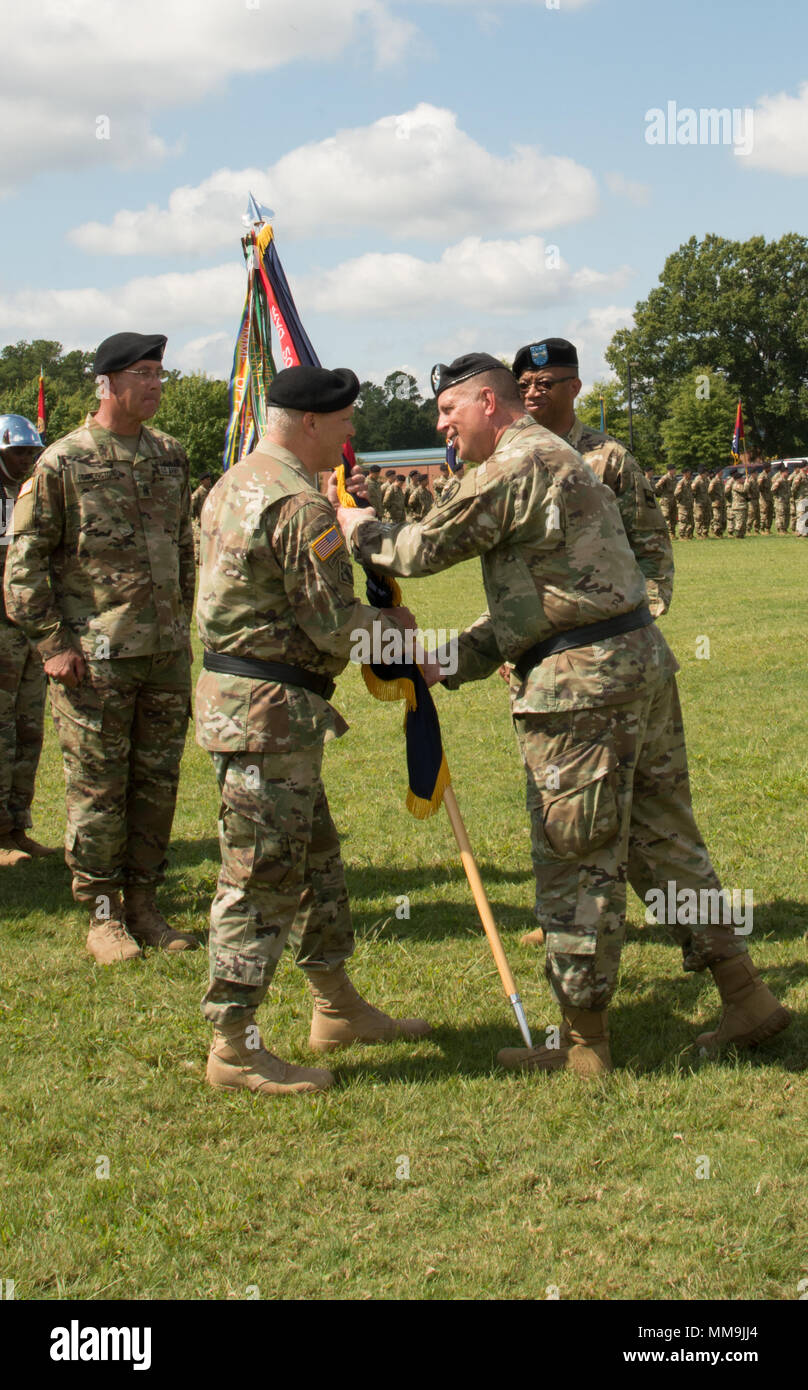 (Left) Incoming Commander of the 80th Training Command Maj. Gen. Bruce ...