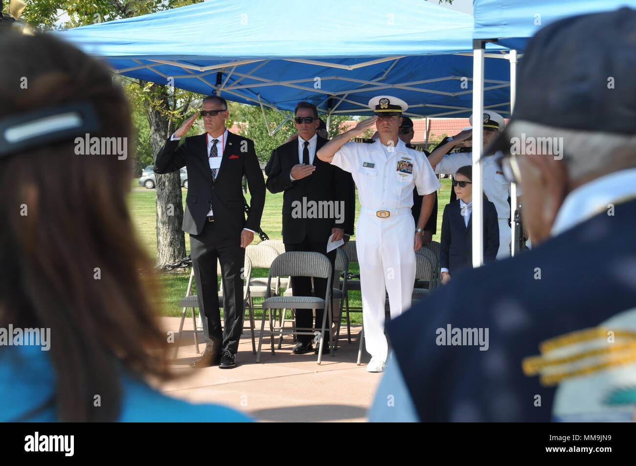 DENVER, Colo. (Sept. 9, 2017) Lt. Cmdr. Jason Becker, Executive Officer ...
