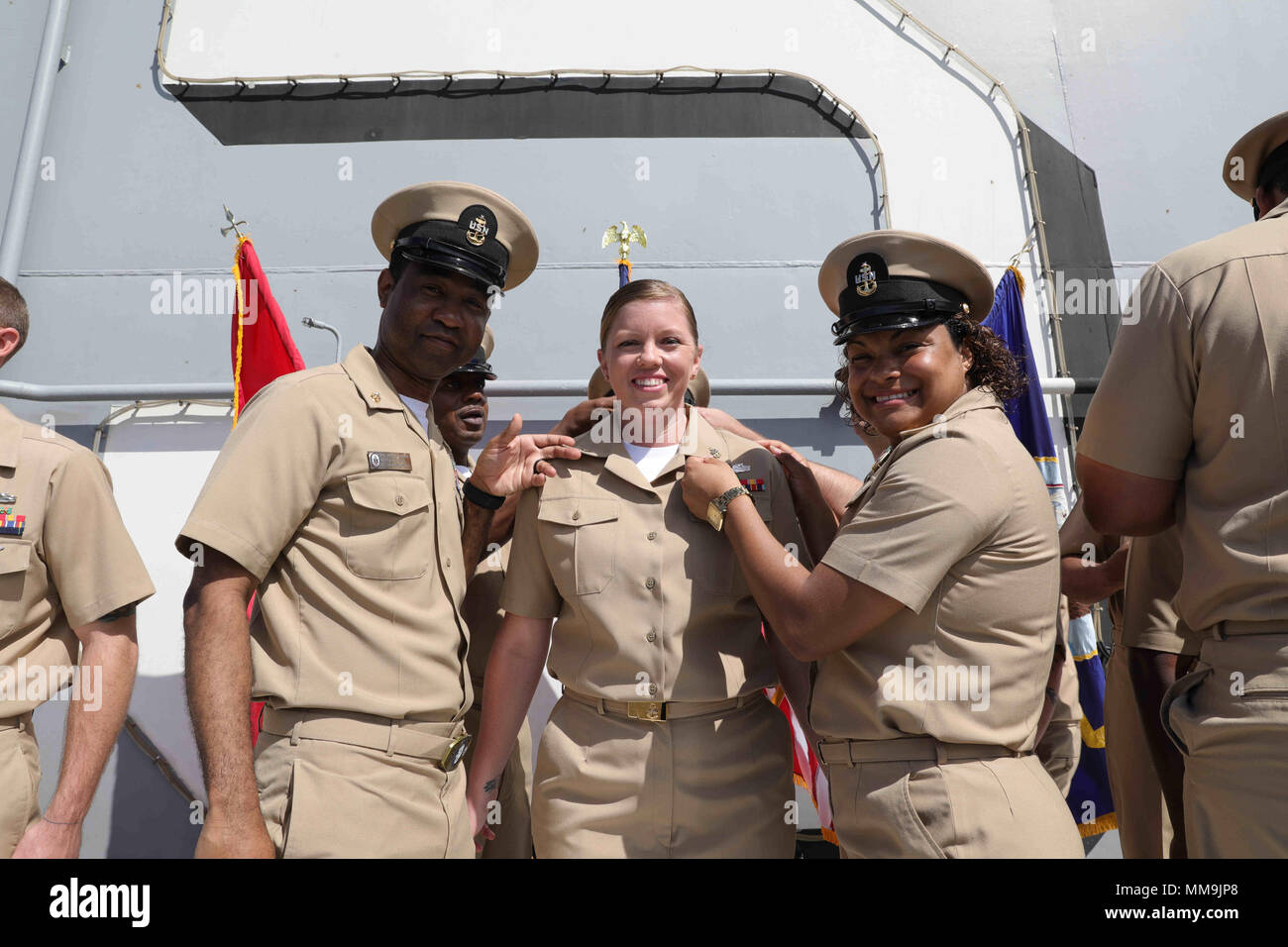 Uss bataan flight deck atlantic freedom hi-res stock photography and ...