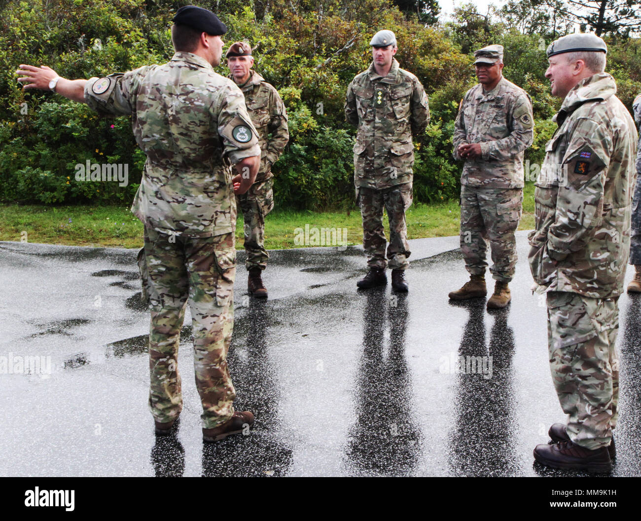 Danish Home Guard Cpt. Morten Haubro leads Michigan Army National Guard ...