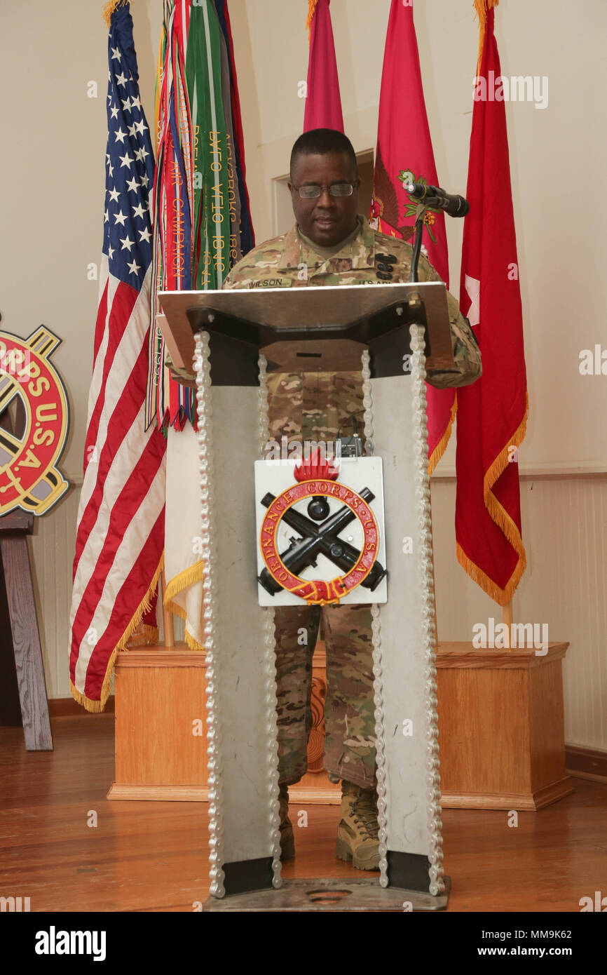 U.S. Army Brig. Gen. David Wilson, the 40th Chief of Ordnance and ...