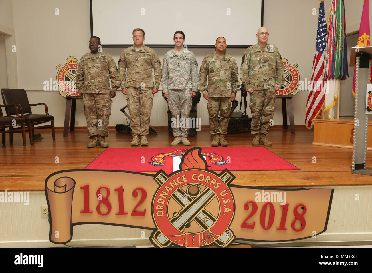 U.S. Army Chief Warrant Officer Five Norman May (Far Right), Command ...