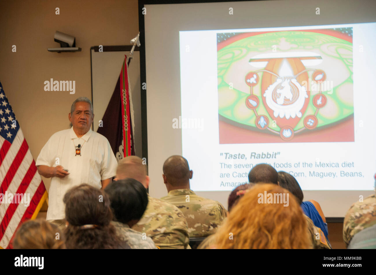 Gabriel Gaytán, an artist from El Paso, Texas, addresses William ...